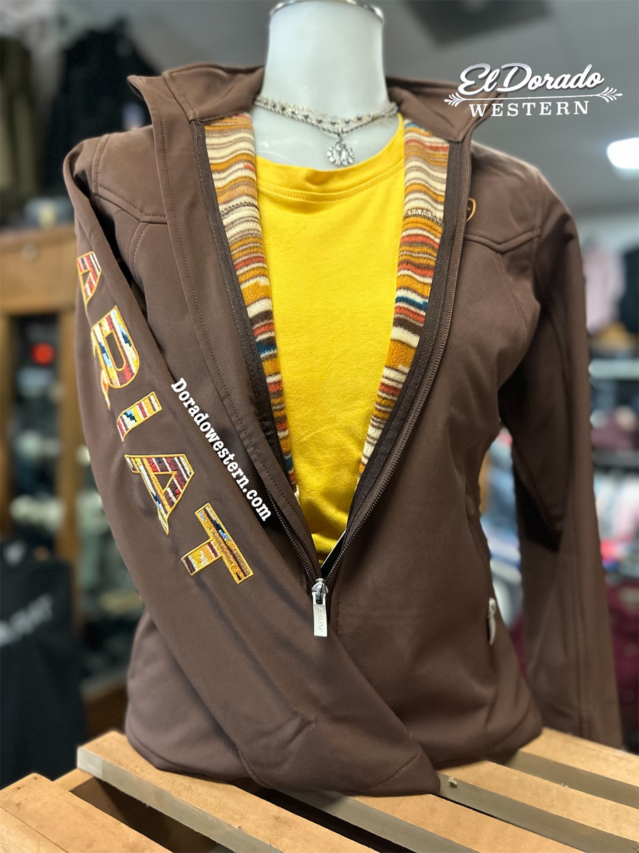 Ariat women Chimayo softshell jacket - shaved chocolate – El Dorado Western