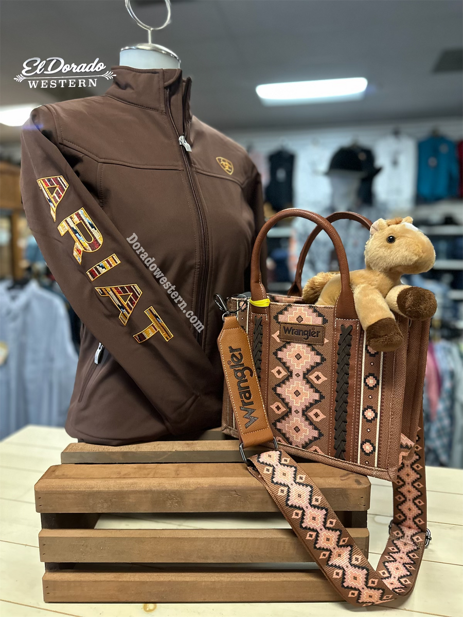 Ariat women Chimayo softshell jacket - shaved chocolate – El Dorado Western