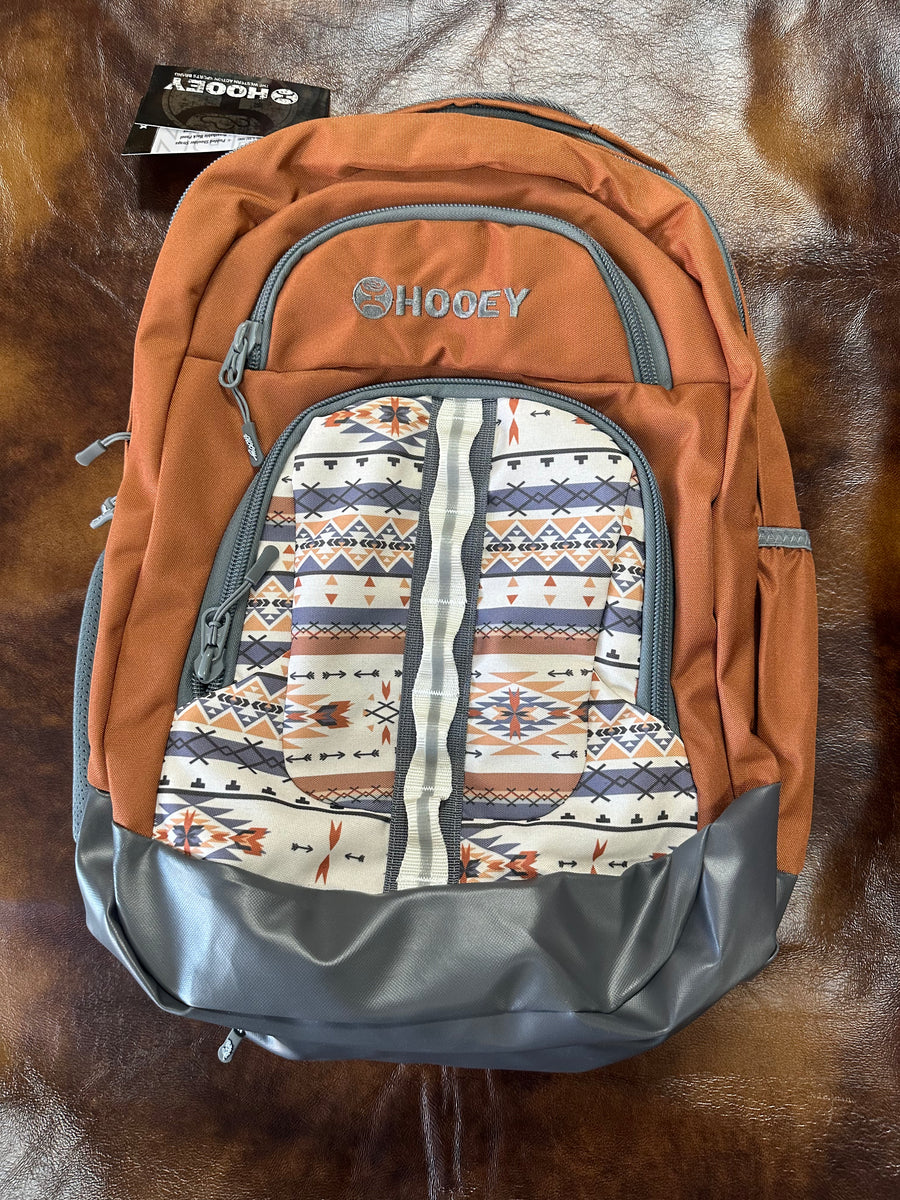 Ox Hooey Backpack - Rust Aztec – El Dorado Western