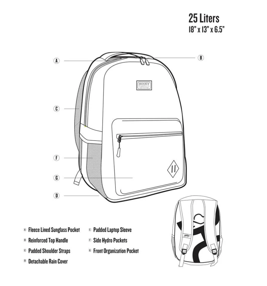 Recess Hooey Backpack - Cream Rust Grey Aztec Print – El Dorado Western