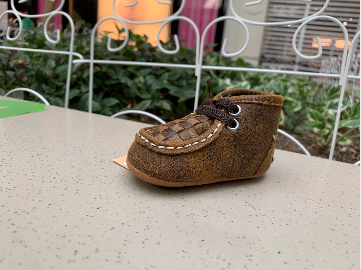 Infant Moccasins - Brown/tan – El Dorado Western